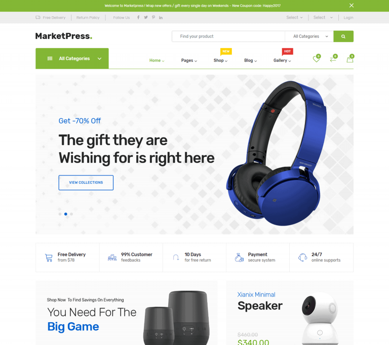 Home Five – WordPress Theme